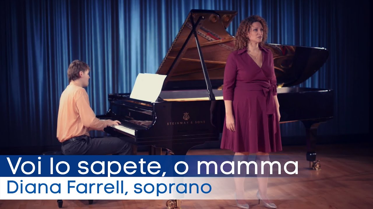 Diana Farrell sings Voi lo sapete, o mamma from Mascagni's Cavalleria ...