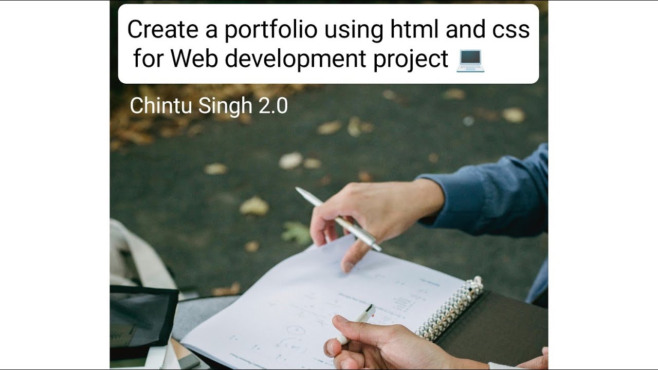 Create a #portfolio using #html and #css for #webdevelopment #project 💻 ...