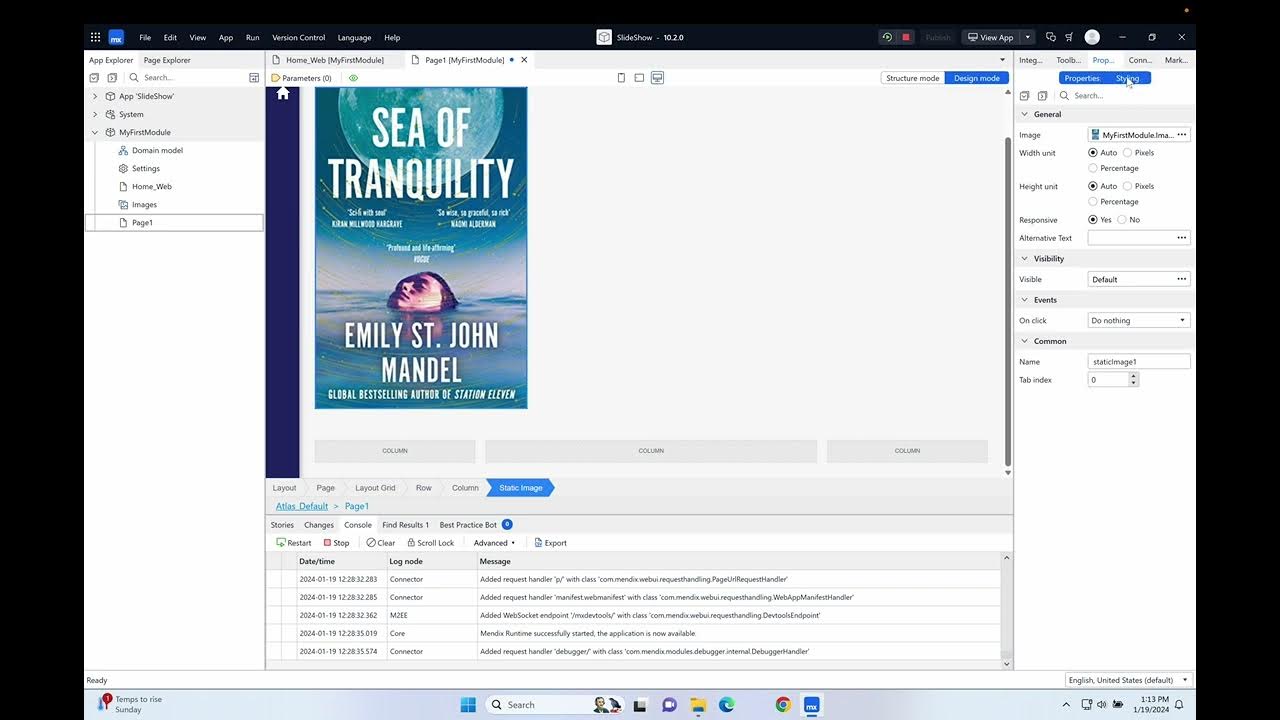 Mendix Week 2 - Part 03 Slideshow Other Pages - YouTube