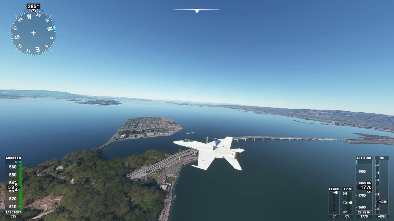 FS2020 - F/A-18 Interceptor tribute to great Amiga game of 1988 - YouTube