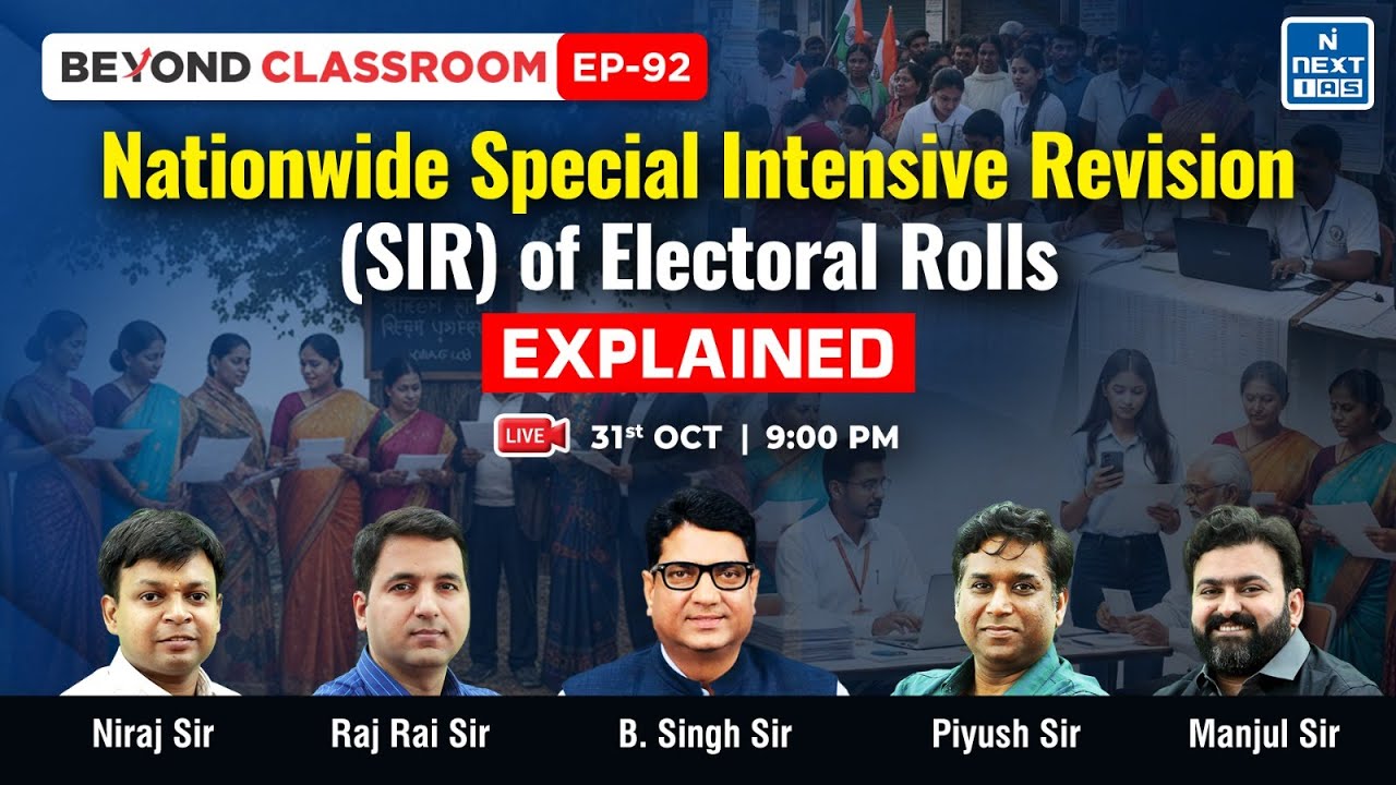 Nationwide Special Intensive Revision (SIR) of Electoral Rolls ...