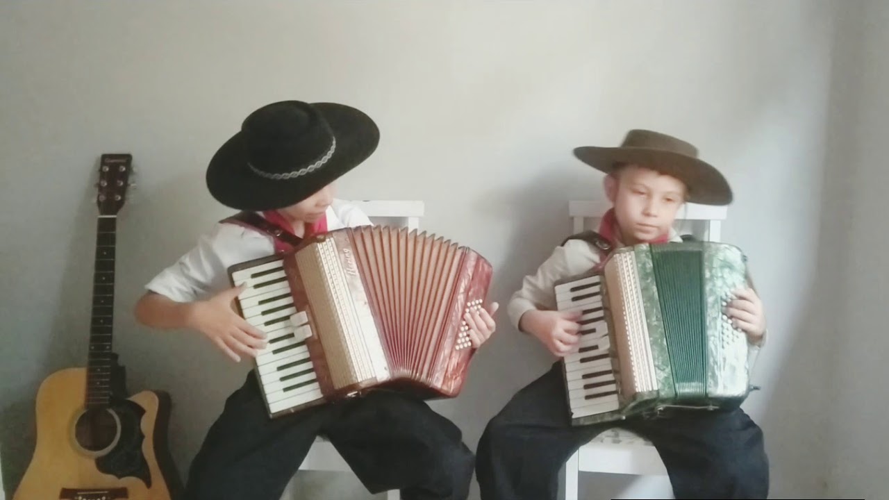 criança tocando gaita, acordeon,sanfona e cantando música gaúcha ...