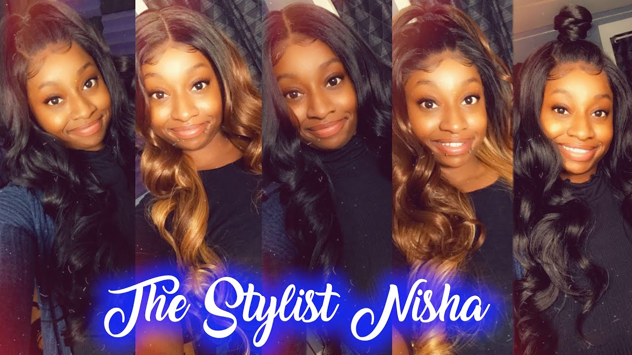 $35 Frontal! The Stylist Nisha in 2 Colors Ft. samsbeauty - YouTube