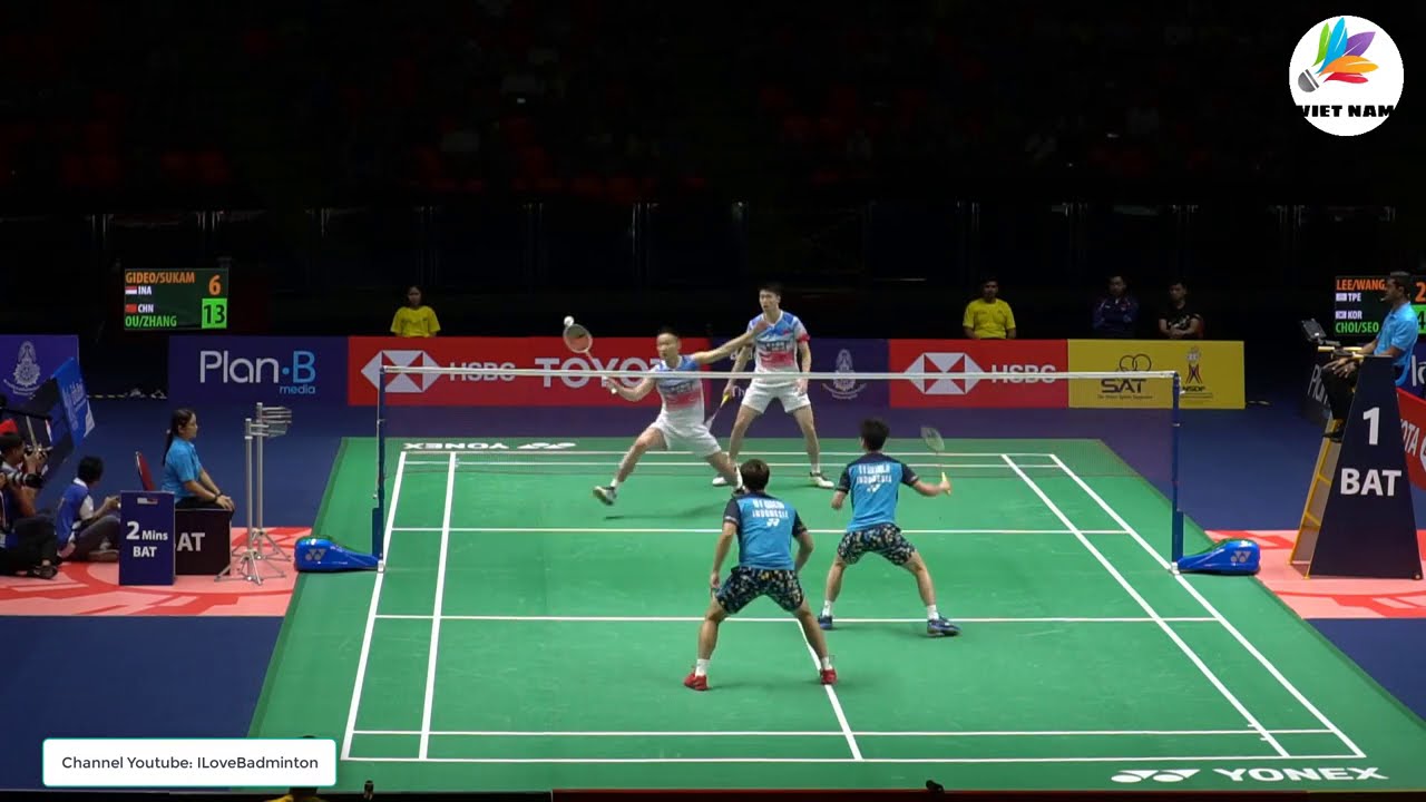 Nice Angle - Kevin Sanjaya Sukamuljo/Marcus Fernaldi Gideon vs Zhang ...