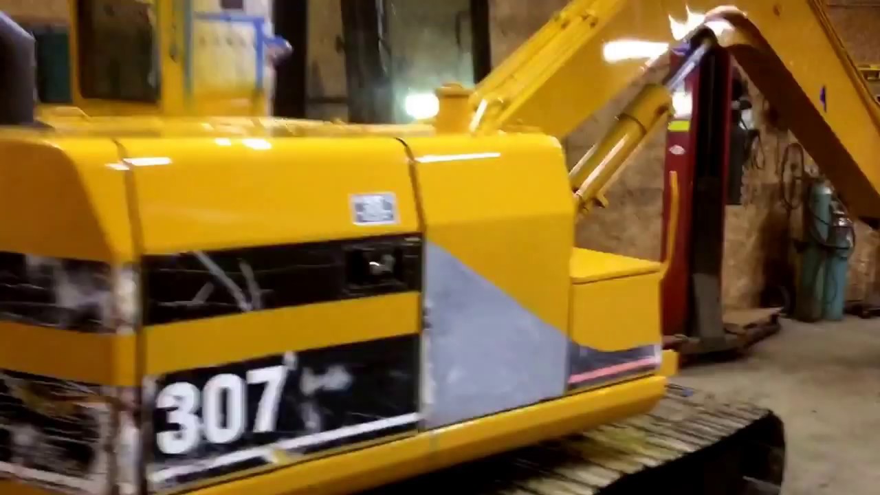 Part two of paint your excavator for under $200.00 - YouTube