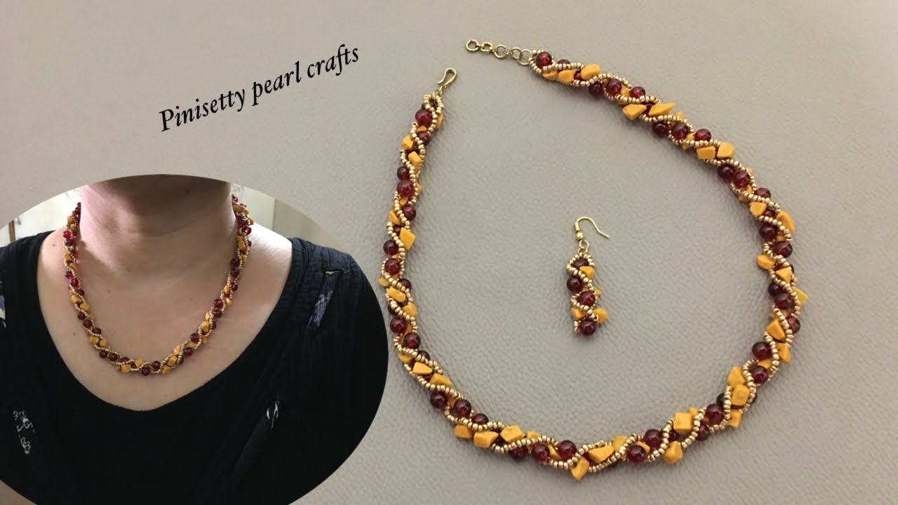 how to make simple twisted rope/beaded rope tutorial simple method ...