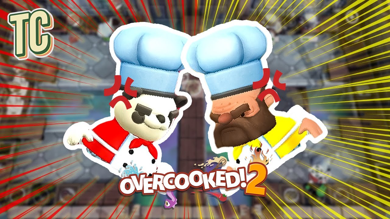 Oven Mitts Come Off As Two Chefs Square Up And fight - Overcooked 2 ...