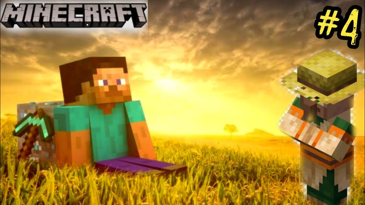 I STARTING FARMING IN MINECRAFT |MINECRAFT GAMEPLAY #4 - YouTube