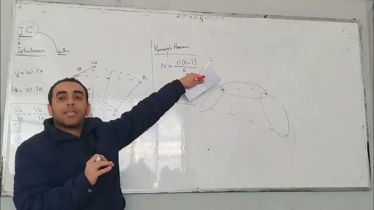 01 Theory of Machines Velocity of Links Instantaneous Centers Method Part 1 Dr Ahmed Sameh - YouTube