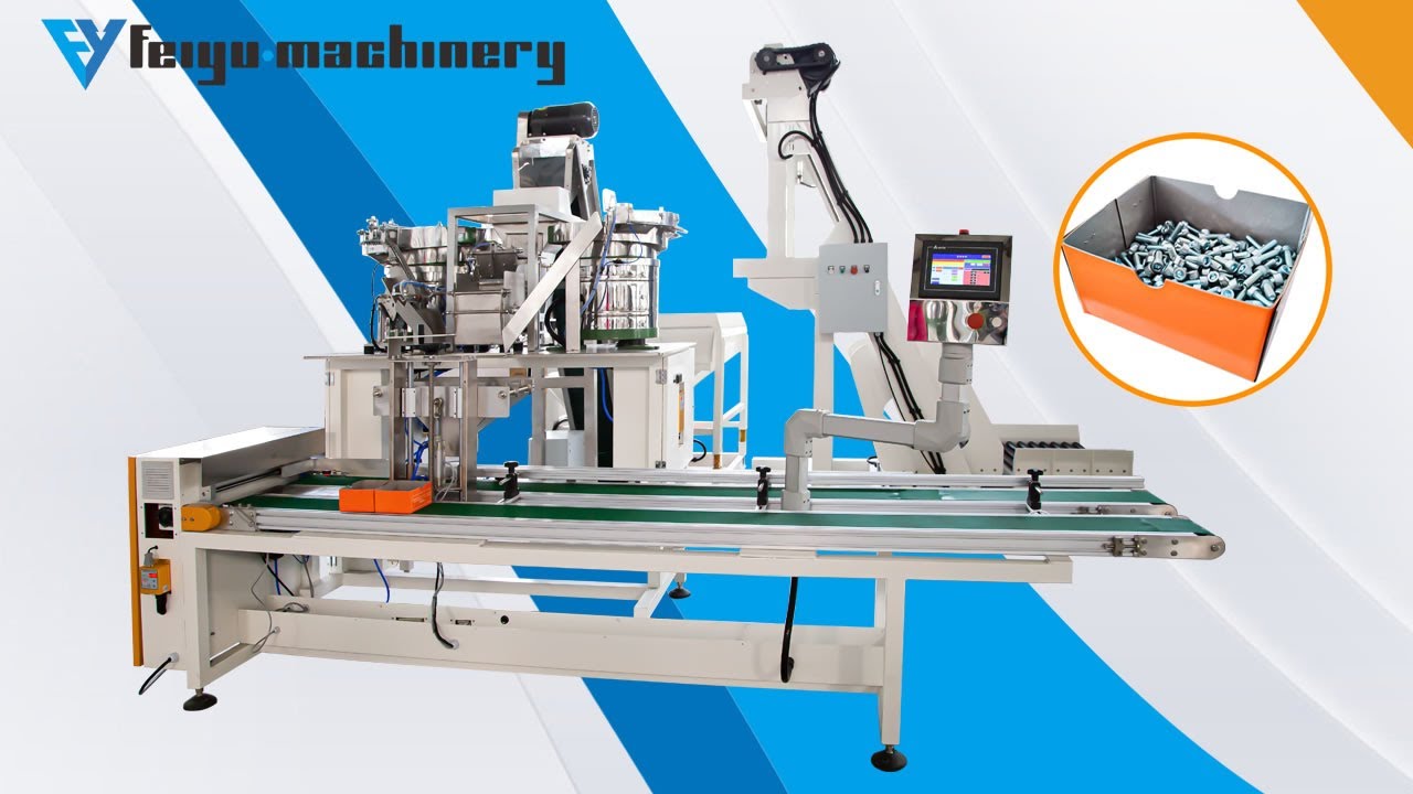 FEIYU丨Bolts Screw Fastener Boxing Packing Machine - YouTube