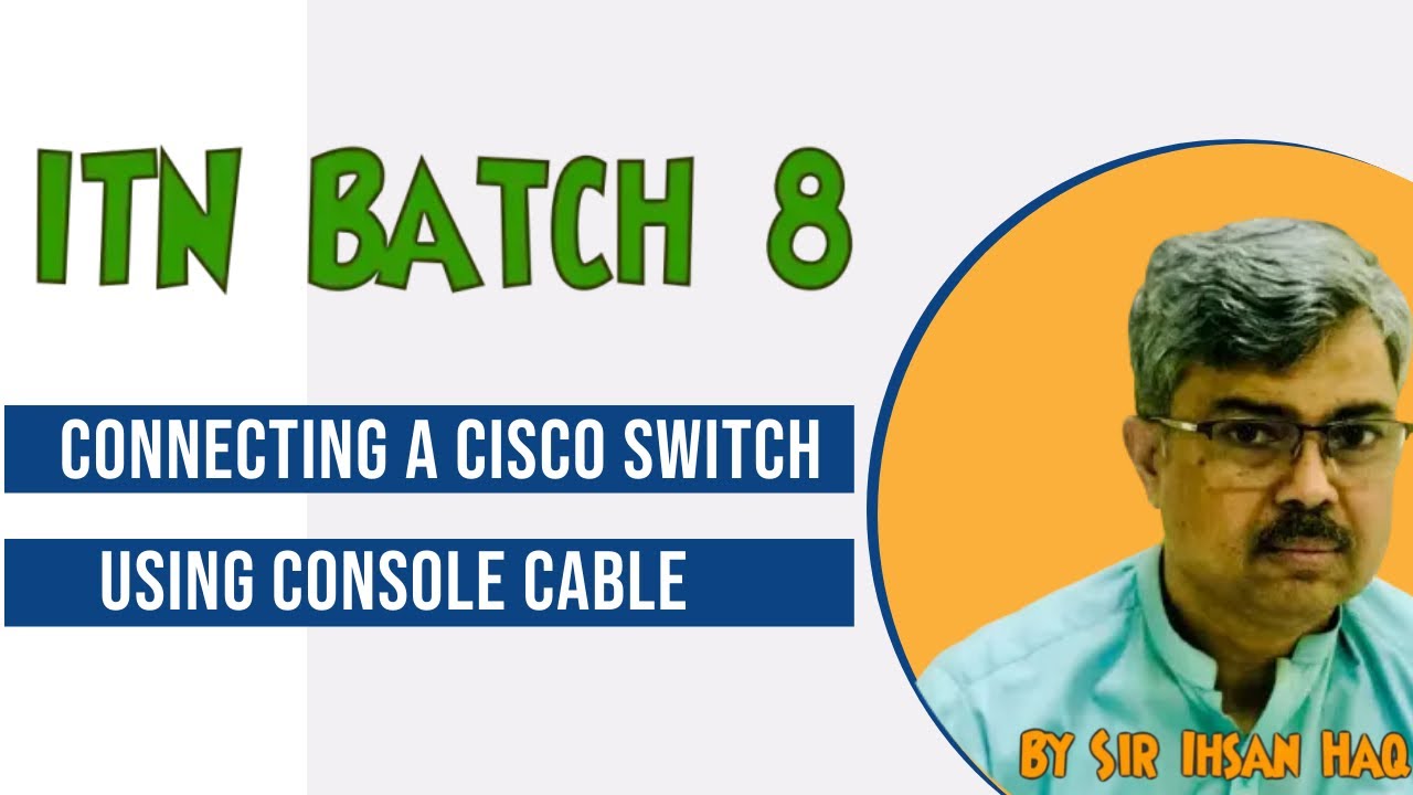 Connecting a Cisco Switch using Console Cable - YouTube