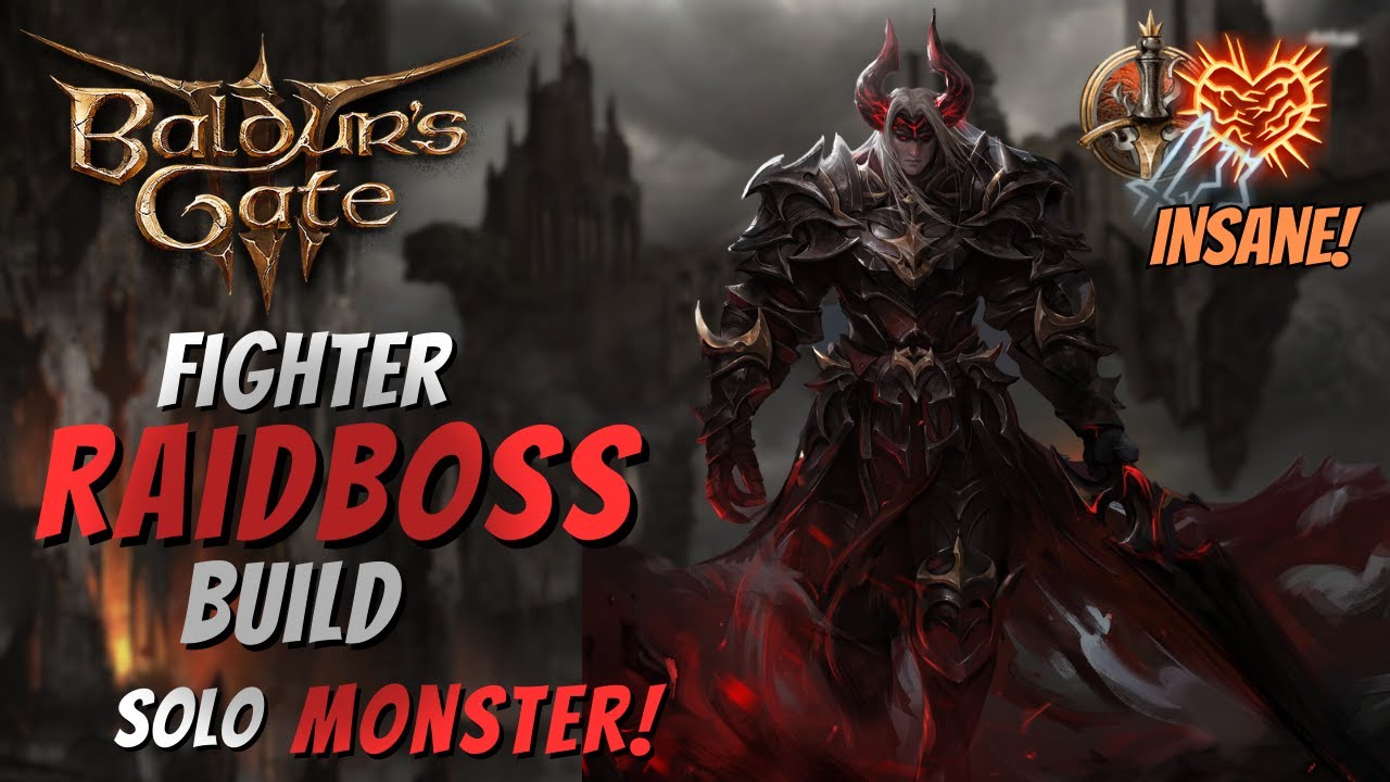 Baldur's Gate 3- Best Fighter Build, Pure Power, Attack 8-10 times ...