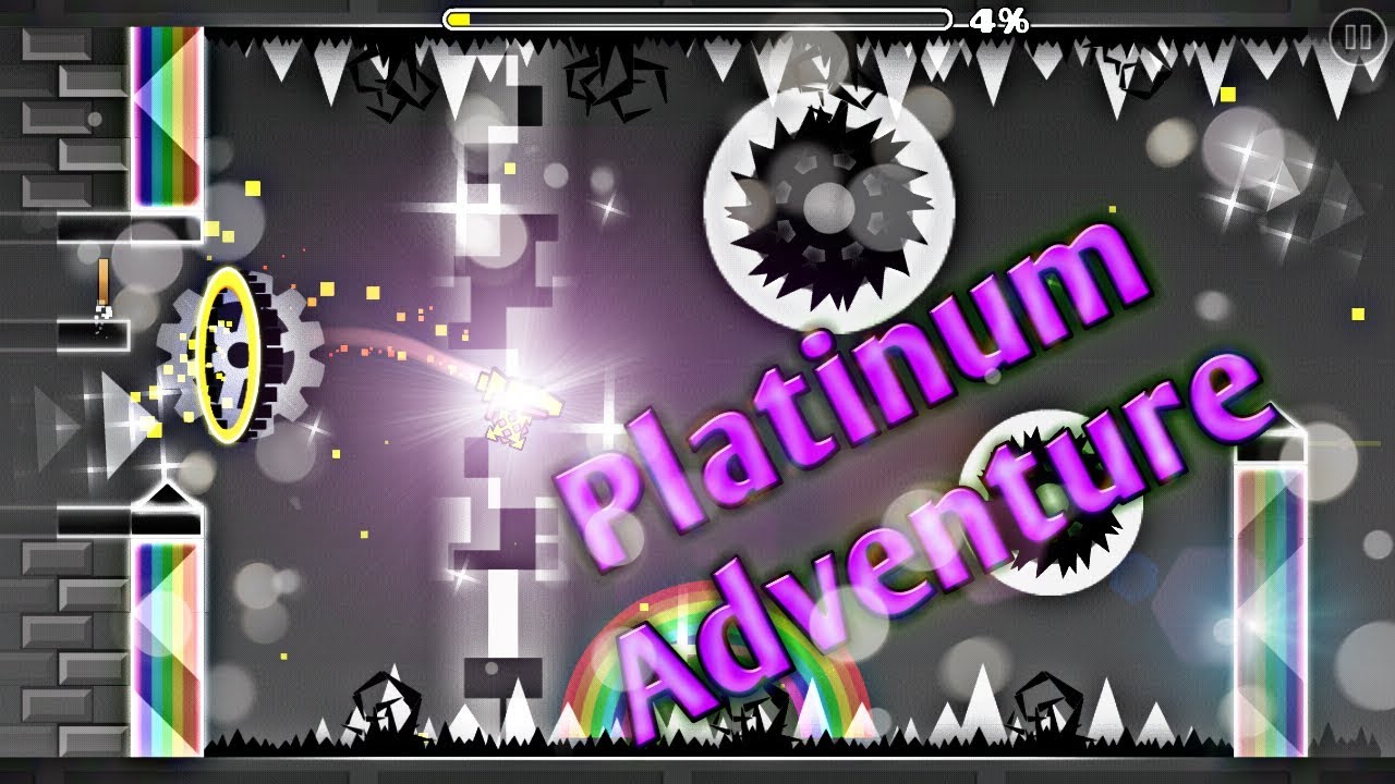 Geometry dash - Platinum adventure - 2-ой демон - YouTube