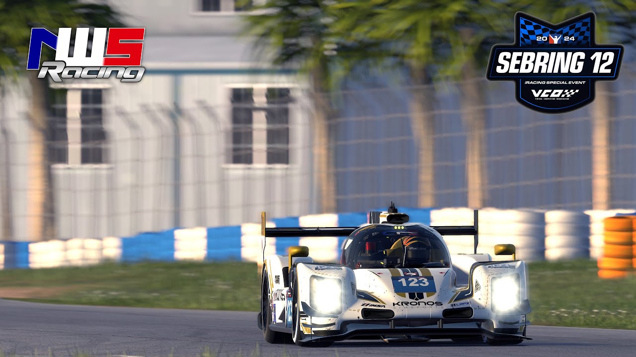 iRacing - LMP2 - Sebring 12H RACE 1/2 - YouTube