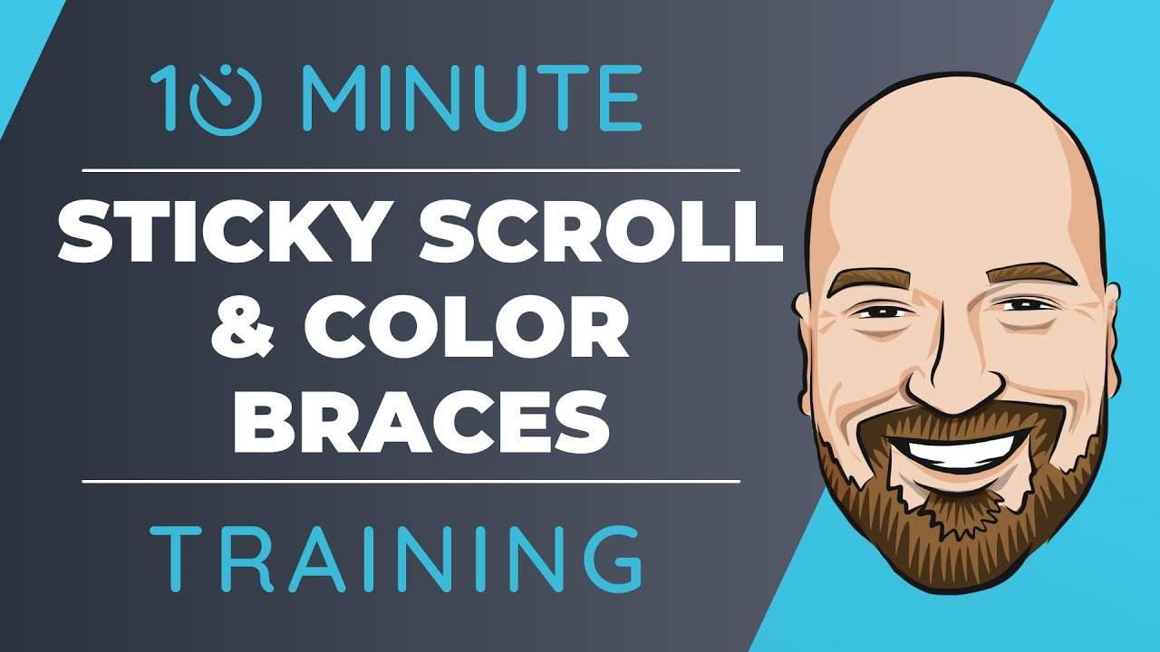 Sticky Scroll is Back! Colorized Braces Are Also Now Available! - YouTube