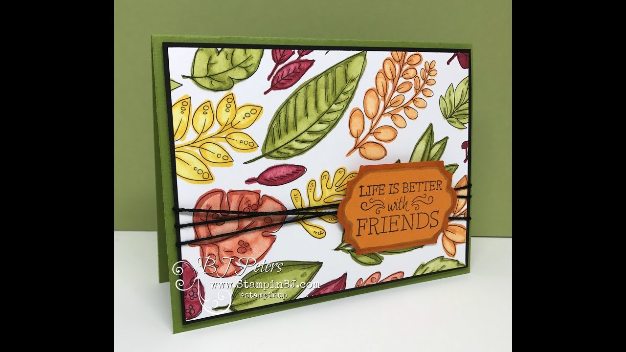 Stampin' Blends with Just Add Color! - YouTube