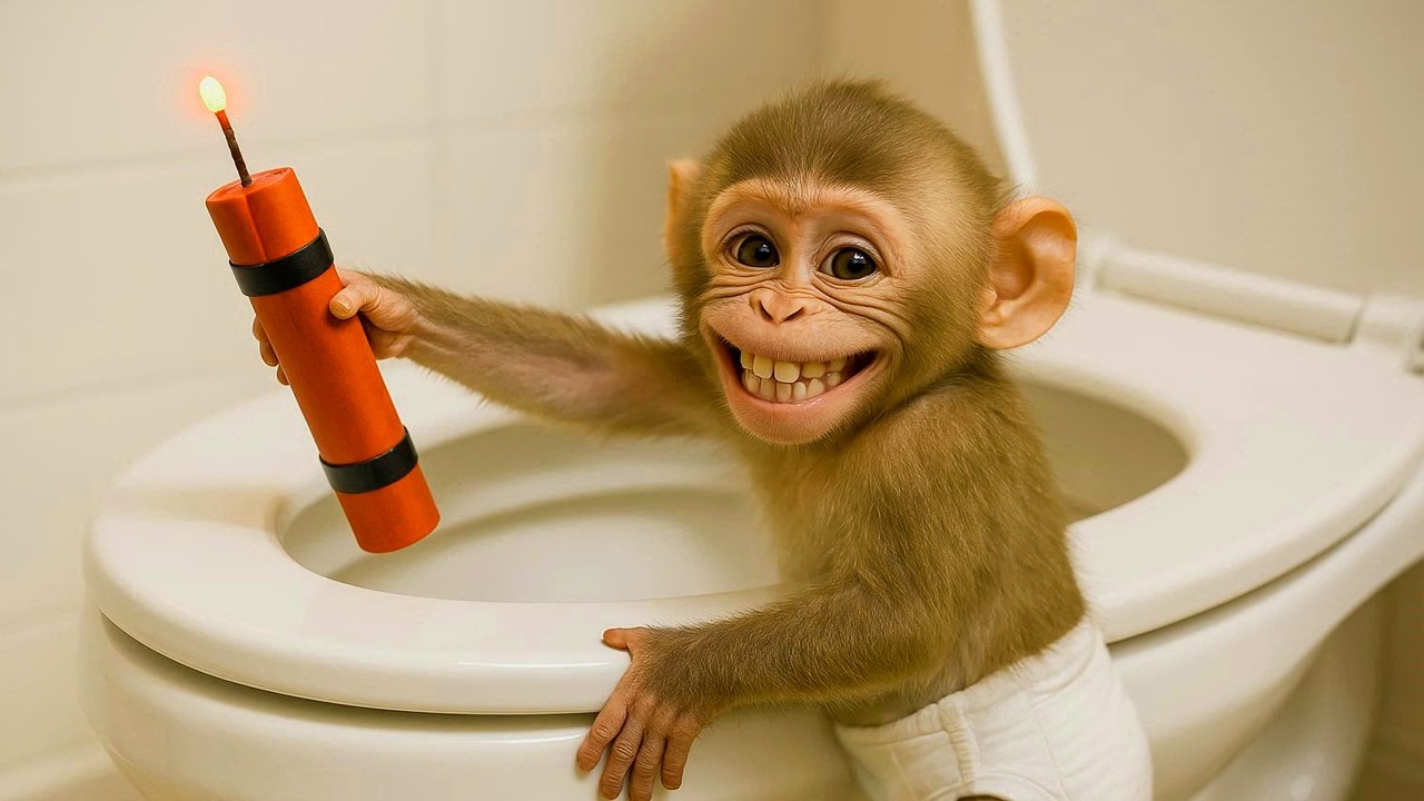 When a Baby Monkey Finds Dynamite - YouTube