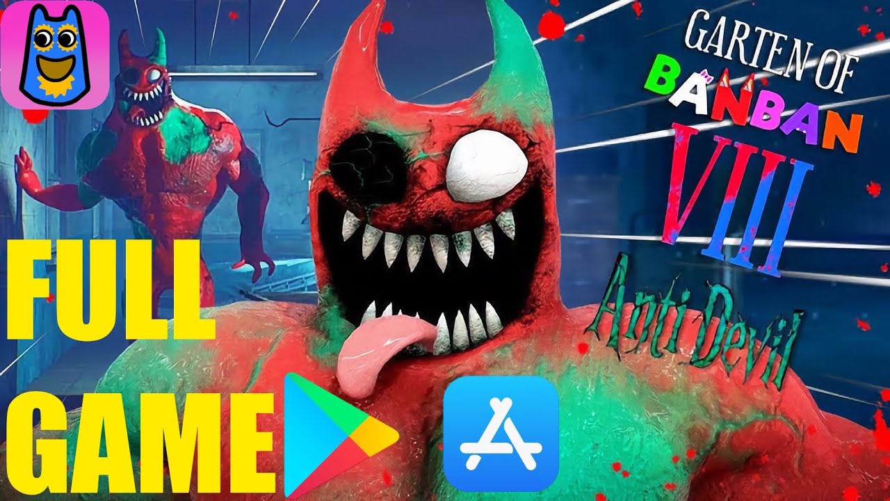 FULL GAME - Garten of Banban 8: Anti Devil - 4K Mobile iOS Android ...
