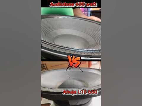 ahuja L15 mb 650 V/S audiotone ad15x600g || 15 inch speaker 600 watt | Loudspeaker|| #shorts ...