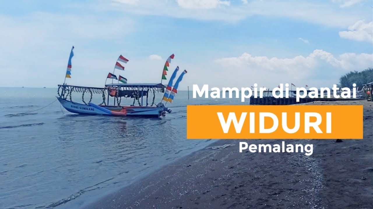 Widuri beach, pantai pemalang - Jjo - YouTube