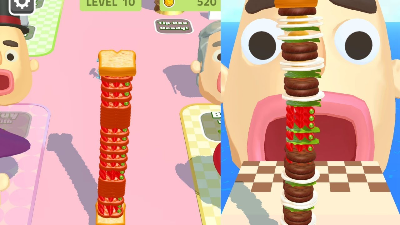 Sandwich Runner All Levels Walkthrough | ios, Android Games| Sandwich ...