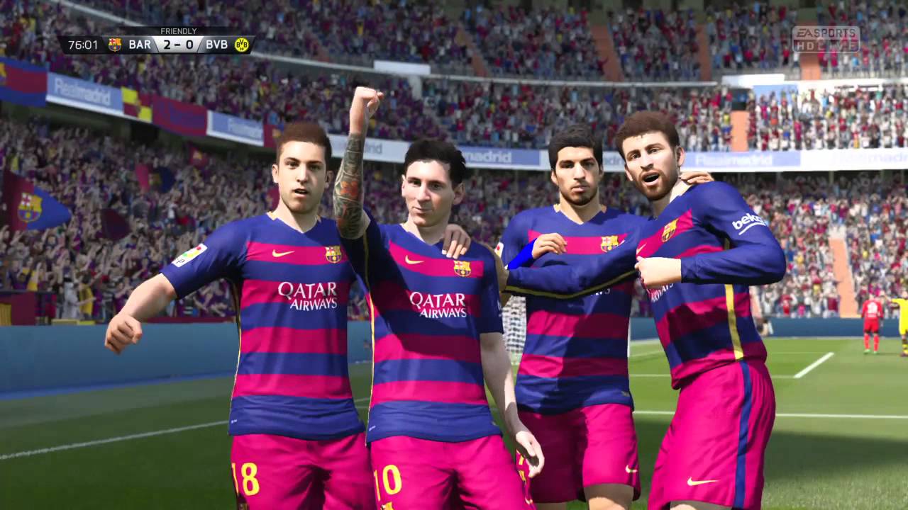 FIFA 16 Amazing Messi Solo Goal! (2) - YouTube