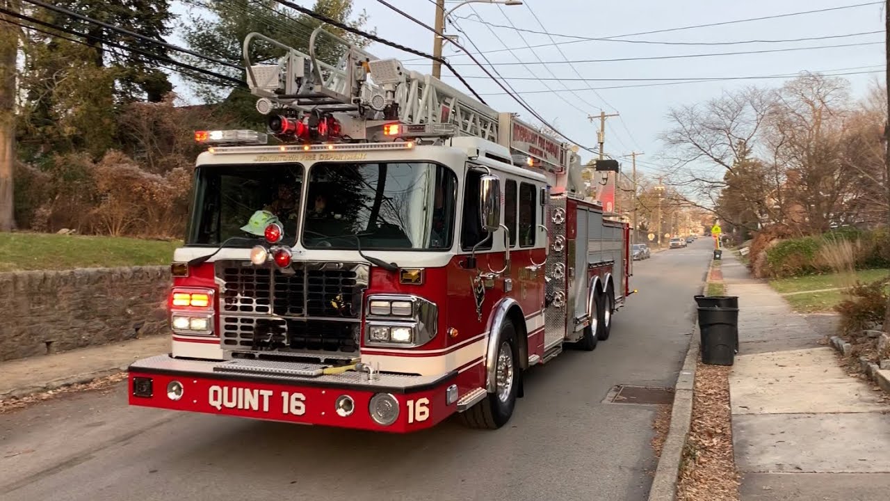 Independent Fire Company Quint 16 Responding - YouTube