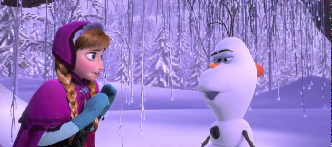 Frozen - Anna and Kristoff meet Olaf - YouTube