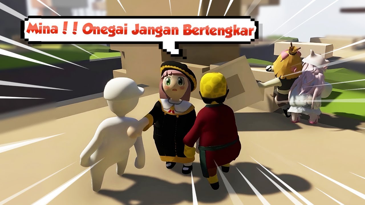 AKU MAIN GAME LETOY KOCAK BARENG ANYAA !!! - HUMAN FALL FLAT - YouTube