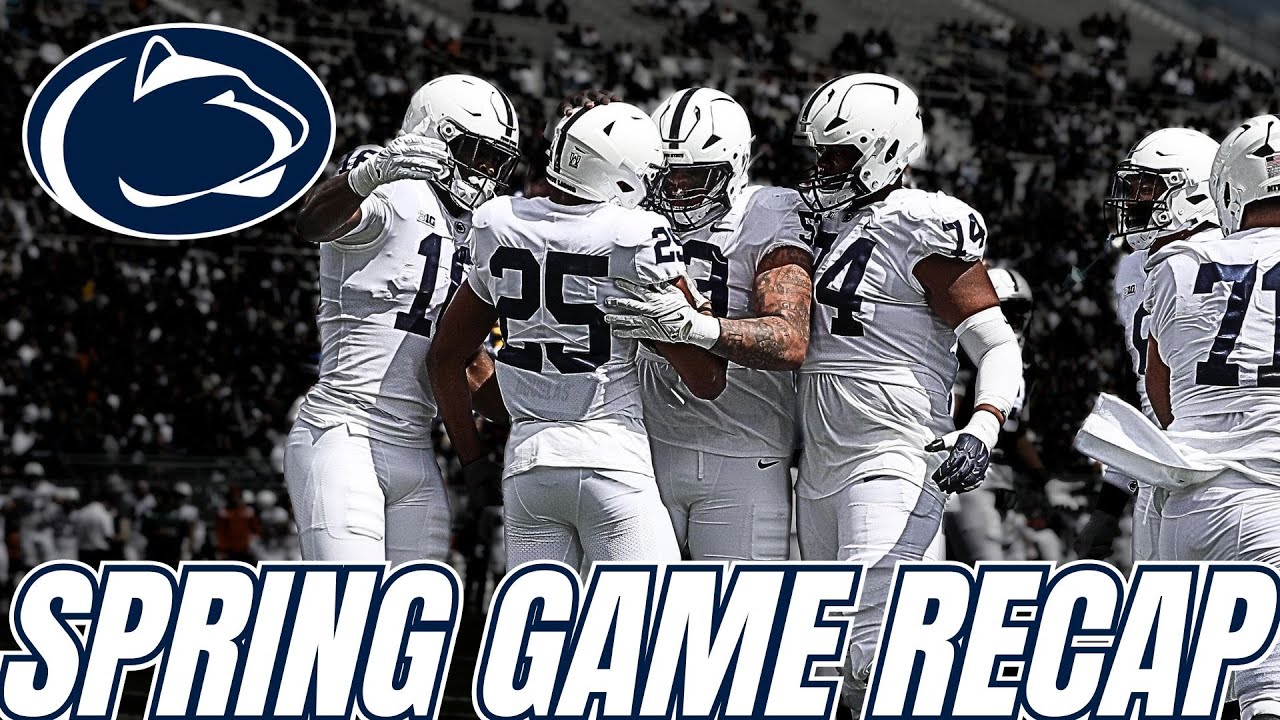Recapping an OUTSTANDING Penn State Spring Game - YouTube
