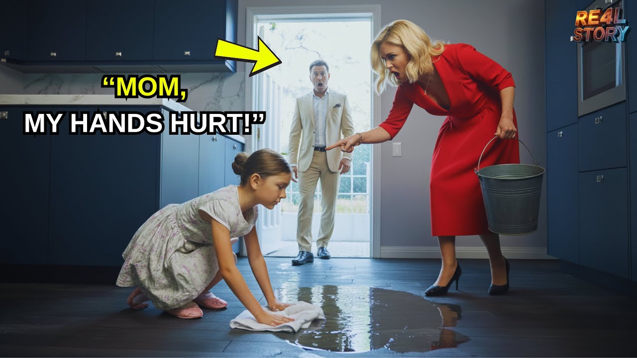 "My Hands Hurt" She Pleaded — Then Her Millionaire Father Burst in ...