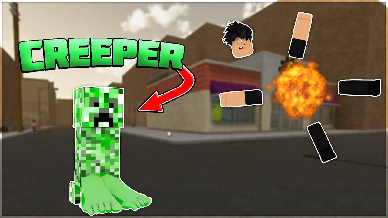 Funny CREEPER Exploiter In Da Hood - YouTube