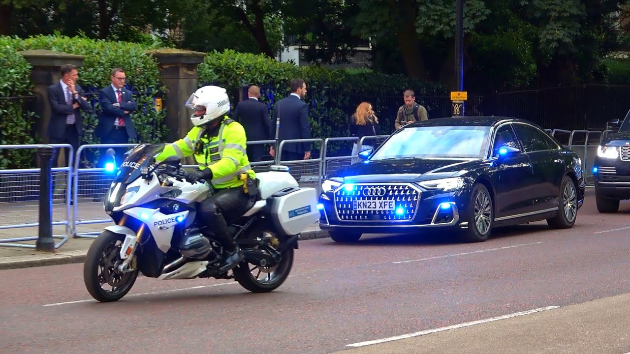 New Audi for British Prime Minister Rishi Sunak - YouTube