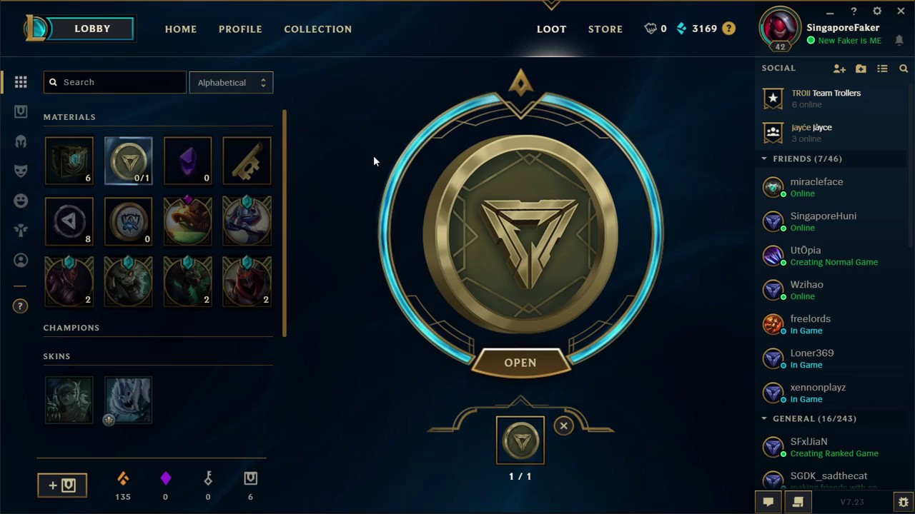 League of Legends- Project skin shard opening - YouTube