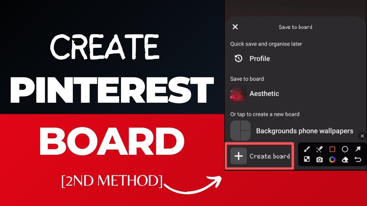 How To Create Pinterest Board | 2nd Method | 2023 - YouTube