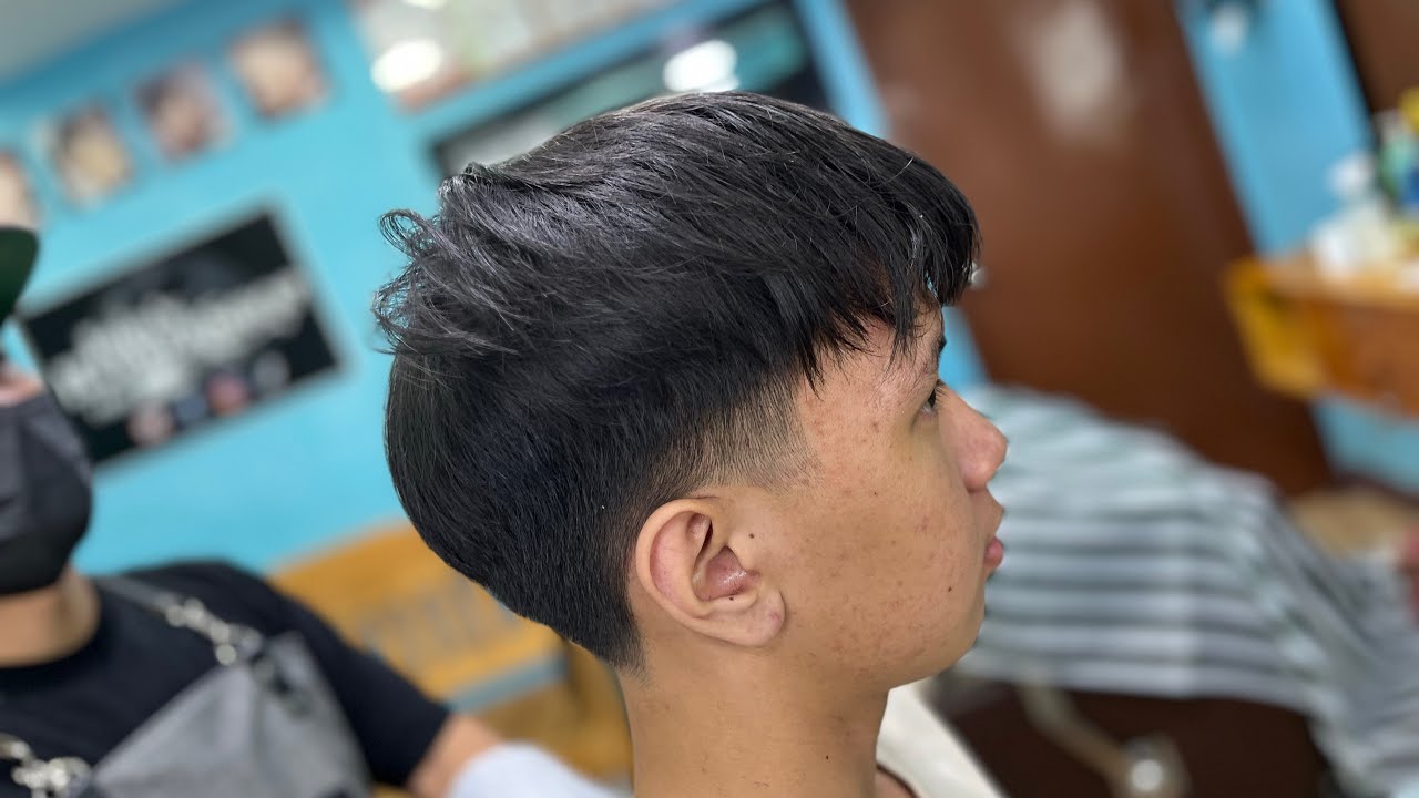 LOW TAPER FRINGE HAIRSTYLE HAIRCUT TUTORIAL #jojosbarbershop - YouTube