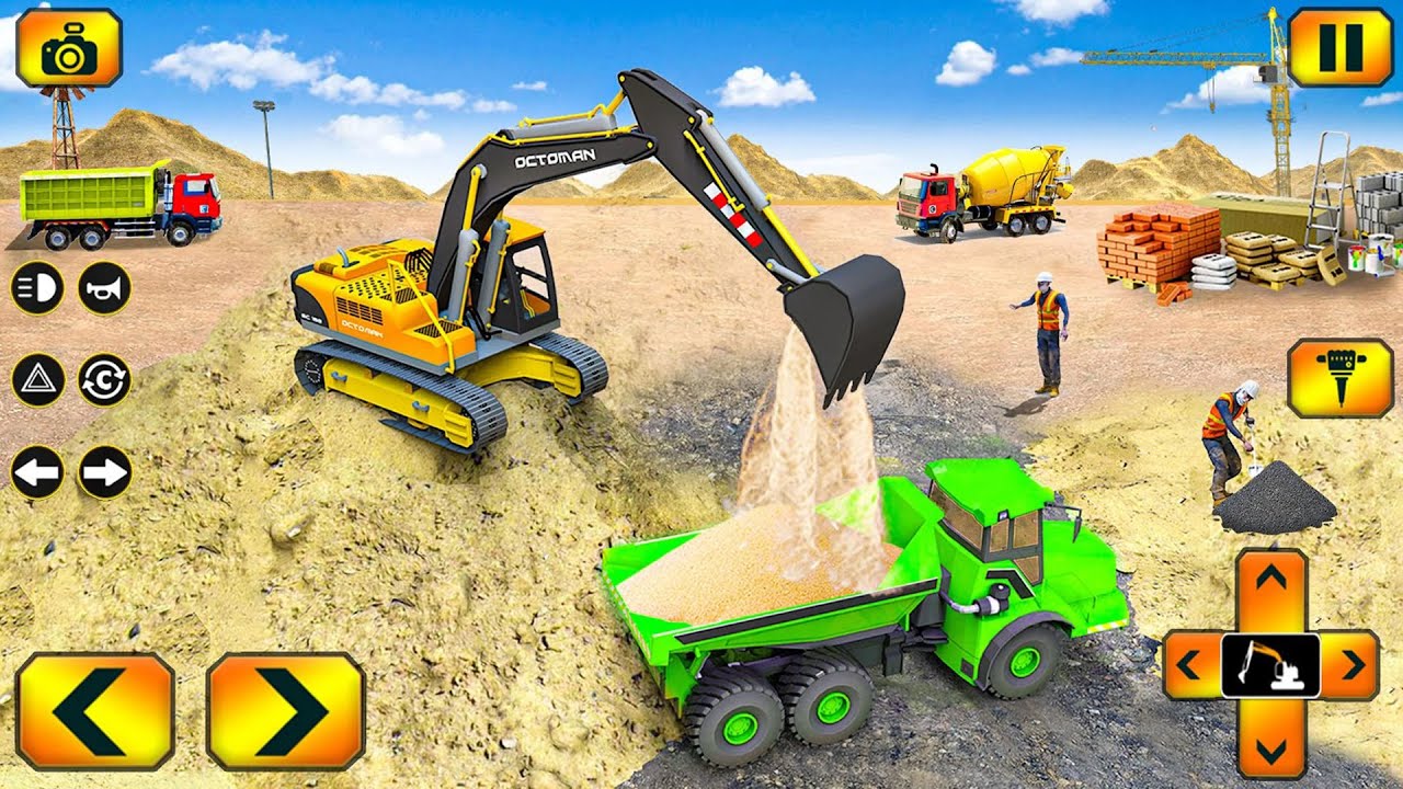 Heavy Excavator Simulator - Excavator Digging Construction | Android GamePlay - YouTube