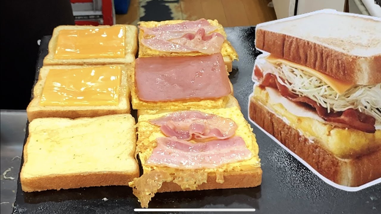 Issac Toast Korean Street Sandwich / 한국인 모두의 간식 이삭 토스트 - YouTube