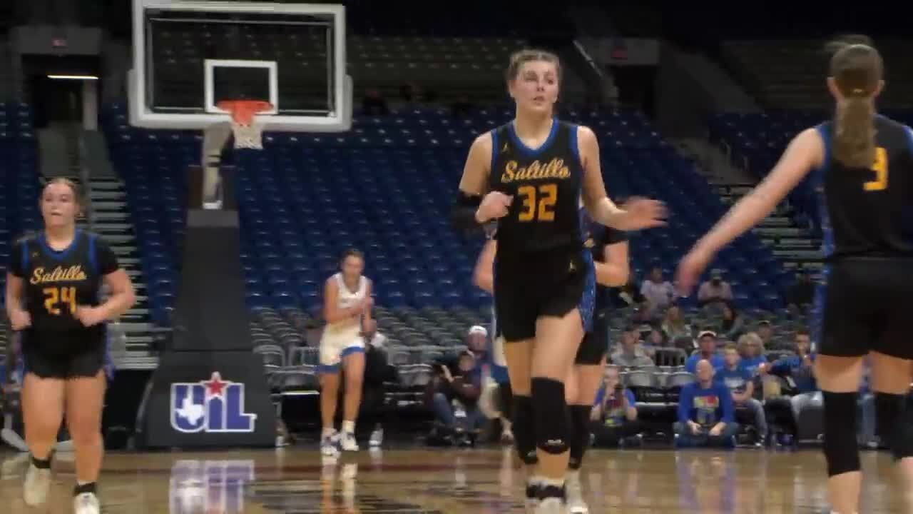 Saltillo Lady Lions basketball team compete in state championship - YouTube