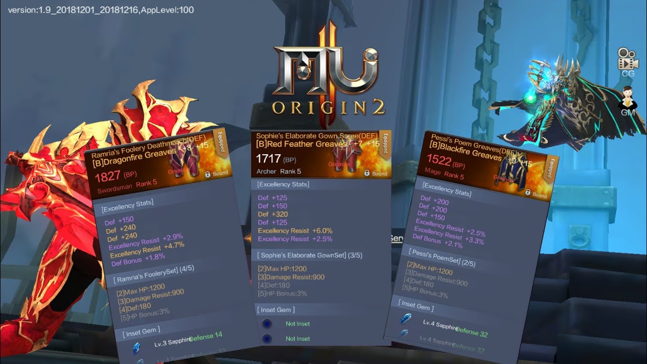 MU ORIGIN 2 how to get ancient items set - YouTube