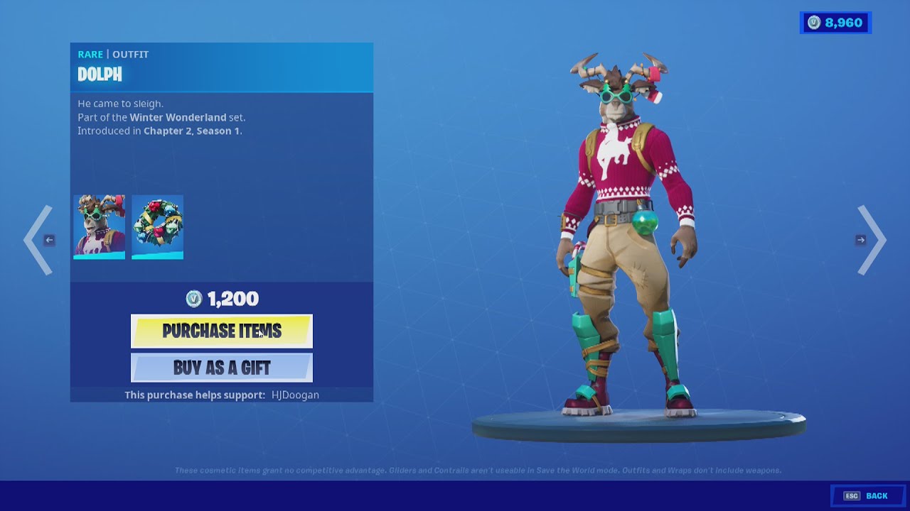 Fortnite Item Shop Showcase 12/18: The Dolph skin and Star Wars items ...