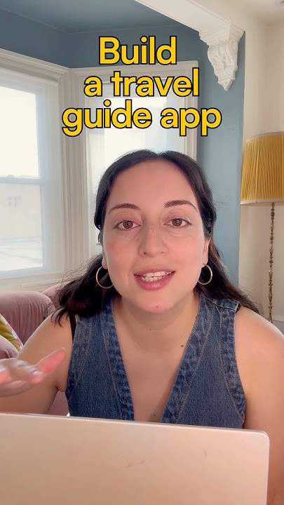 Building a travel guide app with AI & no code - YouTube