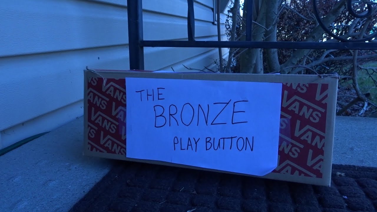 I Got The Bronze Play Button! - YouTube