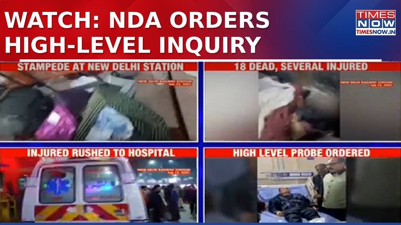 Delhi Station Stampede | Overcrowding Captured on Camera Moments Before ...