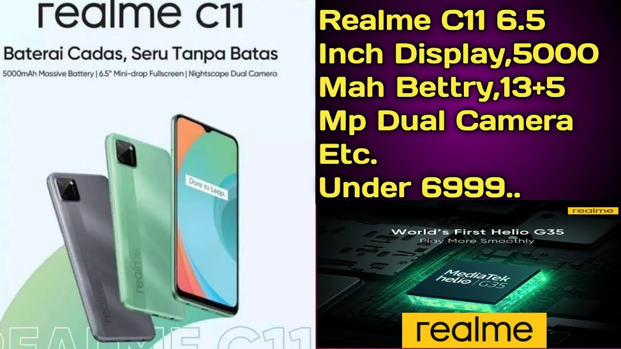 Realme C11 features price & launch date in india - YouTube