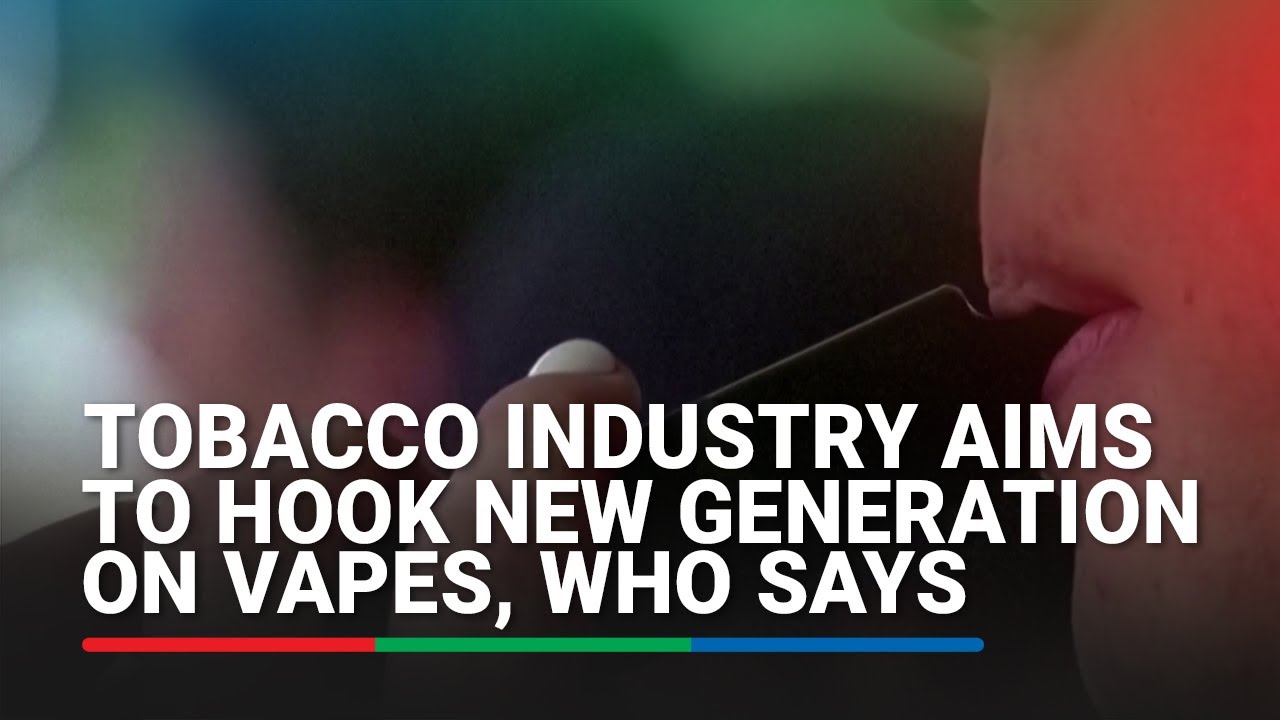 Tobacco industry aims to hook new generation on vapes, WHO says - YouTube