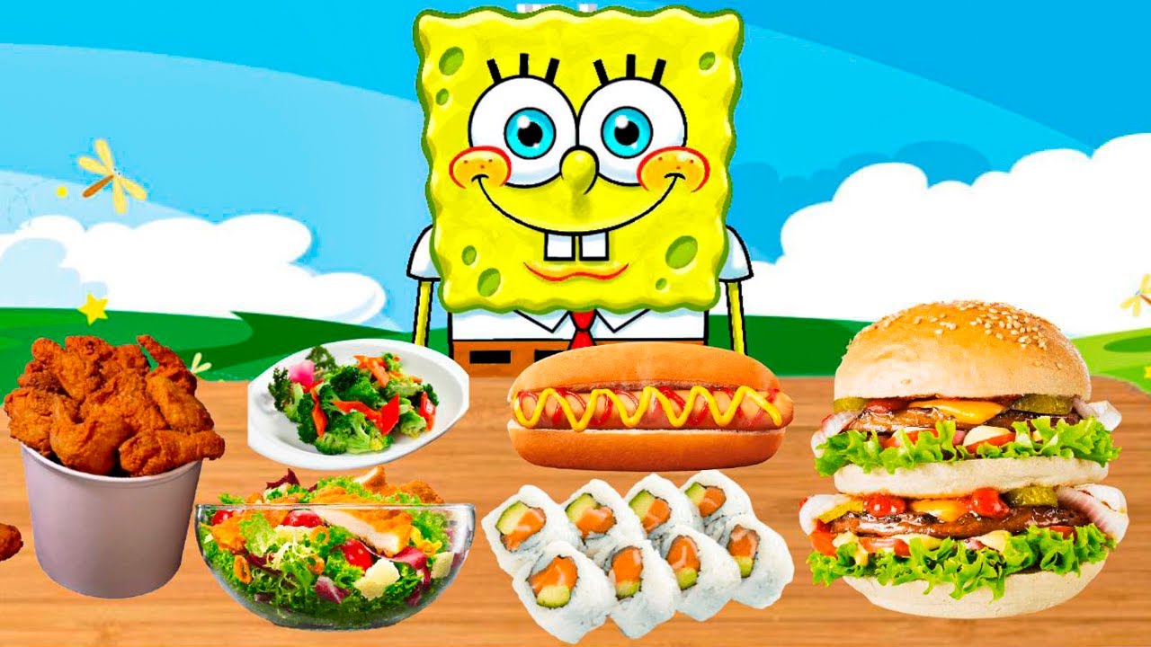 SPONGEBOB ASMR MUKBANG ANIMATION COMPLETE EDITION - YouTube