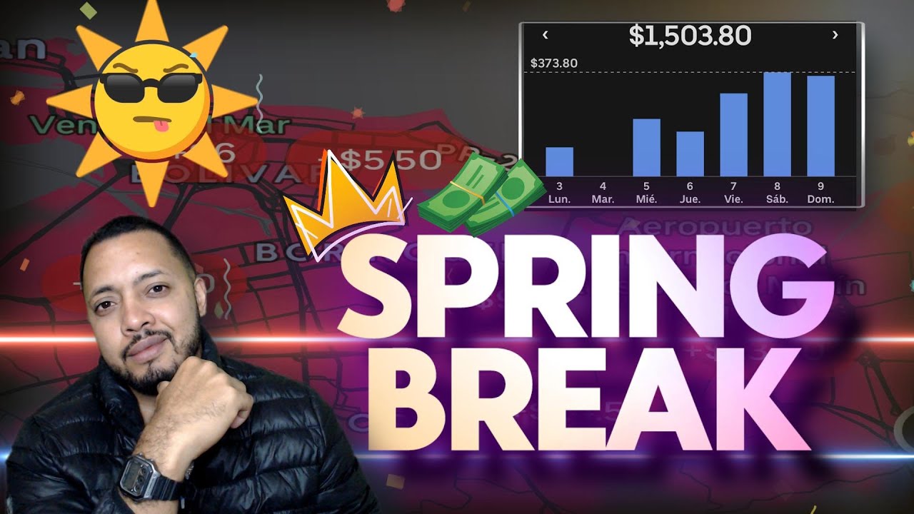 SPRING BREAK 2025 es el más activo que e vivido #uber esta bueno en ...