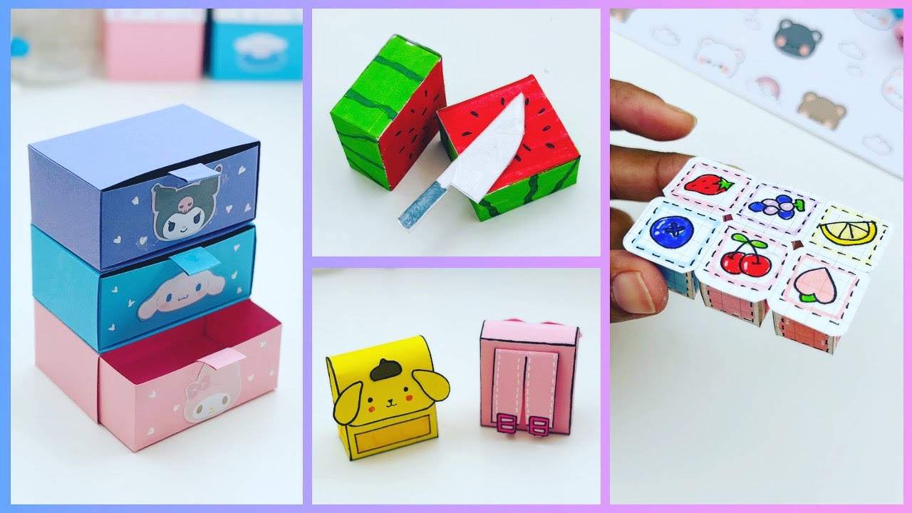 DIY Miniature Crafts Idea / Paper Craft Ideas / Easy Craft Ideas ...