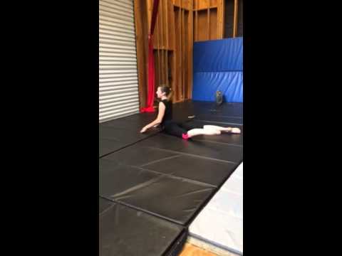 Katya'a contortion routine getting close to complete